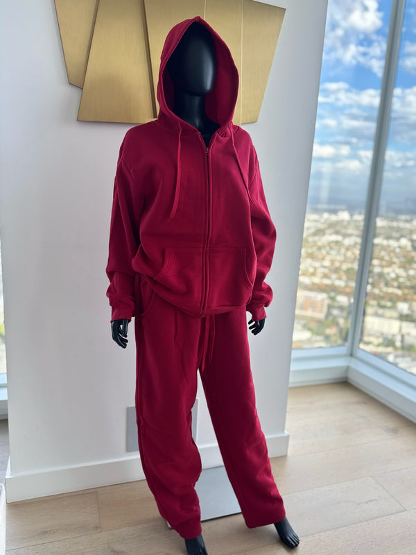 New! Red Jogging Suit! - KendraGKloset